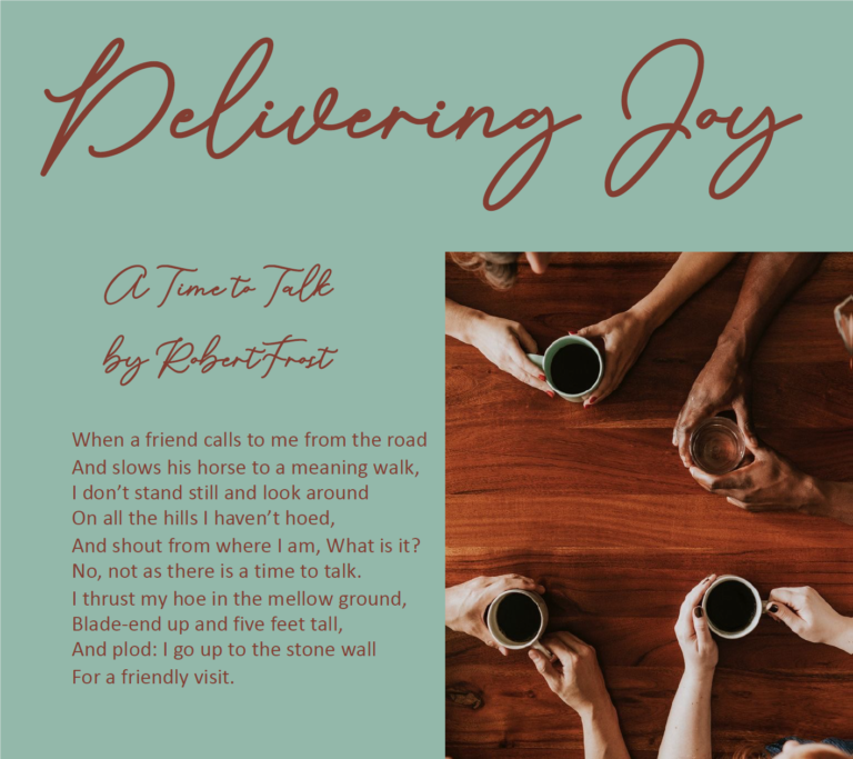 Delivering Joy – We are the First Congregational Church in Winchester